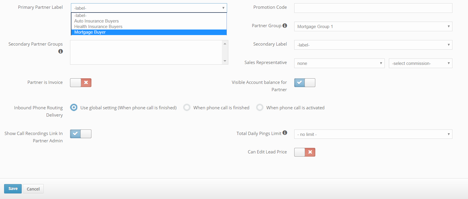 How To: Create A New Partner