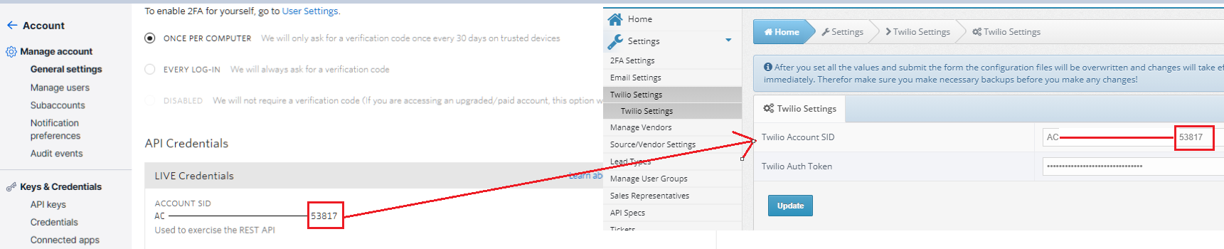 Changing Your Twilio Authentication Token Changing Your Twilio Authentication Token